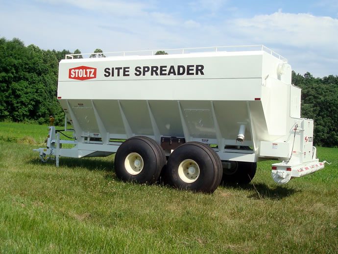 Trailer Mounted Cement Spreader | Cement Spreader Trailer | Stoltz ...