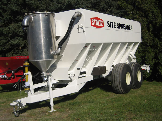 Trailer Mounted Cement Spreader | Cement Spreader Trailer | Stoltz ...