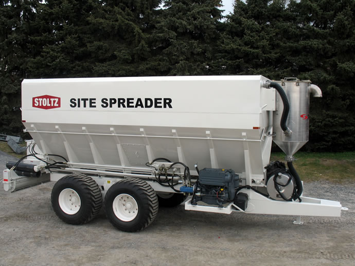 Trailer Mounted Cement Spreader | Cement Spreader Trailer | Stoltz ...