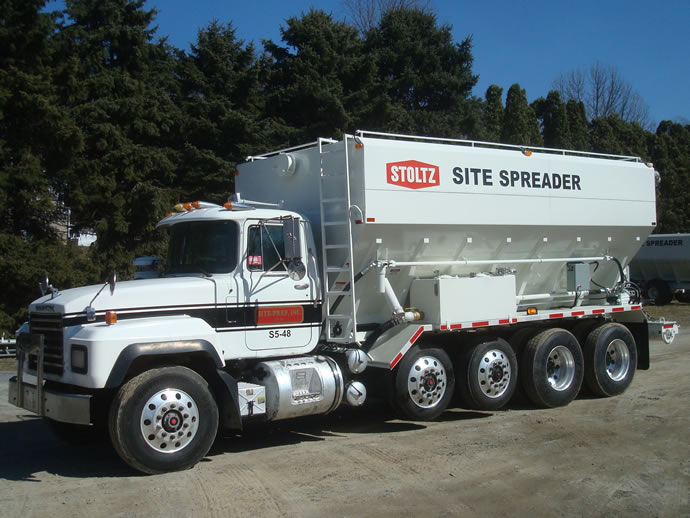 Truck-Mounted Spreader | Cement Spreader Truck | Stoltz Spreaders