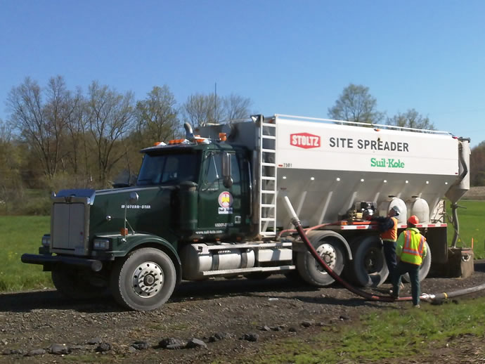 Truck-Mounted Spreader | Cement Spreader Truck | Stoltz Spreaders